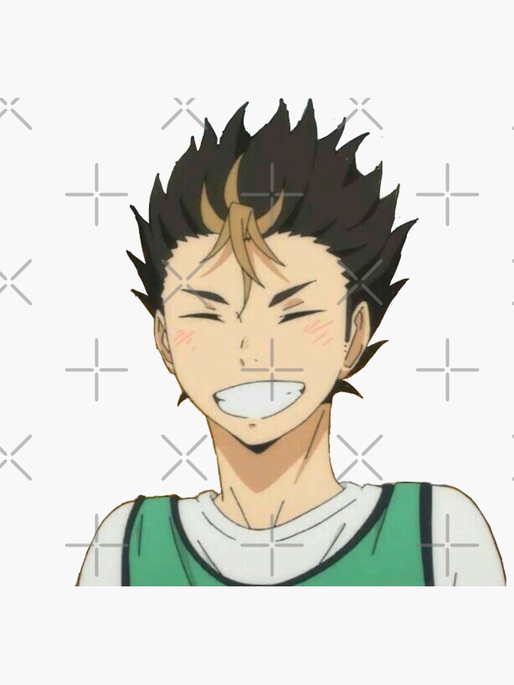 Haikyuu Nishinoya Yu Sticker By Bellareii Redbubble