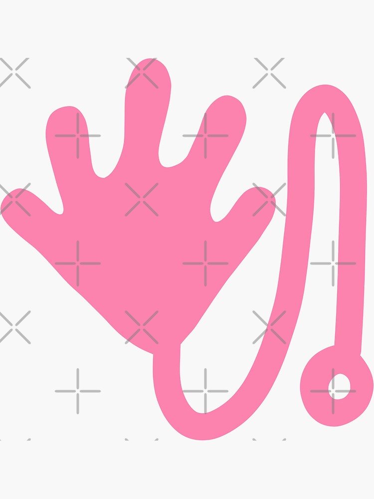 "Red Slappy Hand" Sticker by smoseley01 | Redbubble