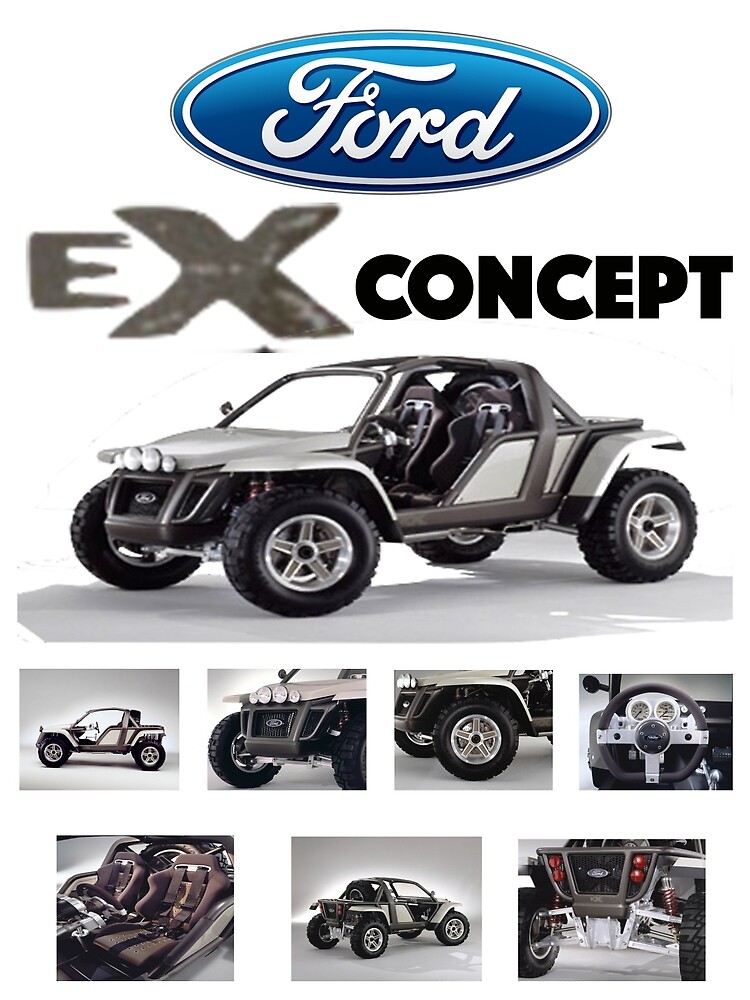 "Ford EX Concept" Art Print for Sale by Thecartoonguy95 | Redbubble