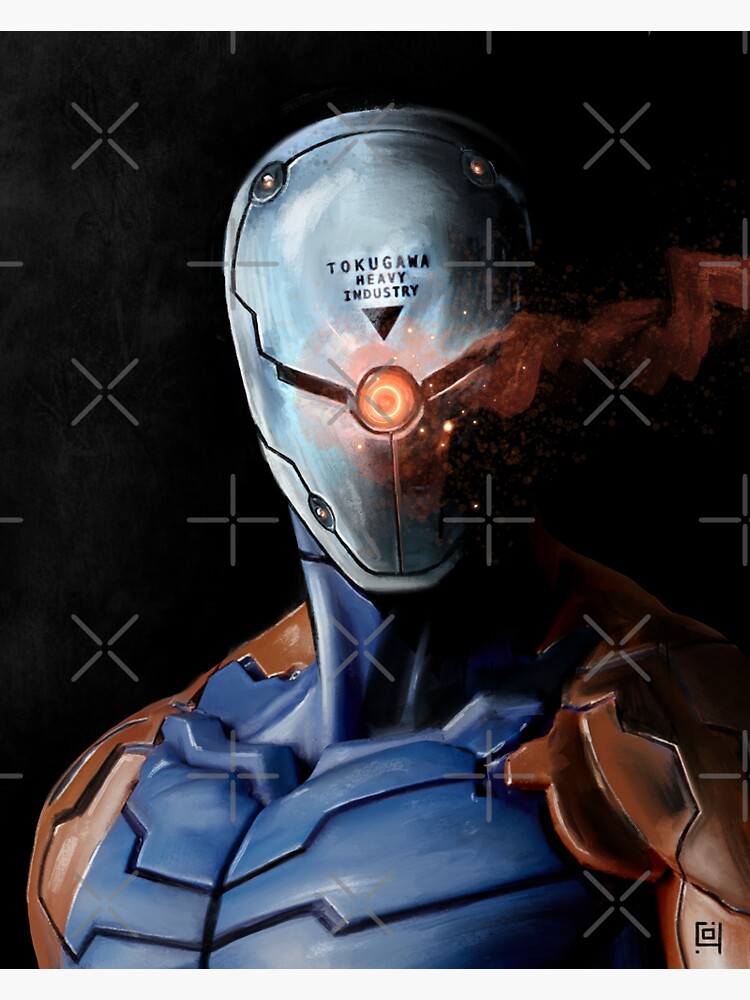 "Cyborg Ninja" Sticker for Sale by Artofolly | Redbubble