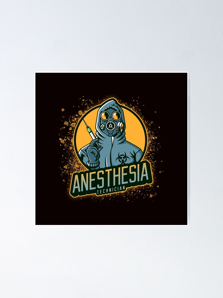 "anesthesia technician " Poster by Designerfreak | Redbubble