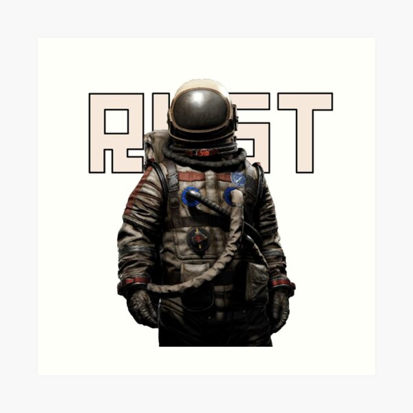 "Rust Hazmat Suit" Art Print for Sale by snowper | Redbubble