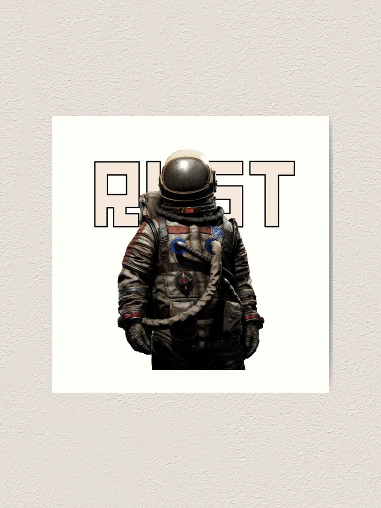 "Rust Hazmat Suit" Art Print for Sale by snowper | Redbubble