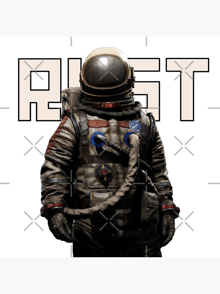 "Rust Hazmat Suit" Art Print for Sale by snowper | Redbubble