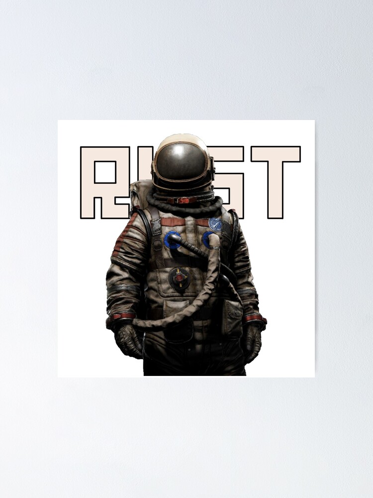 "Rust Hazmat Suit" Poster by snowper | Redbubble