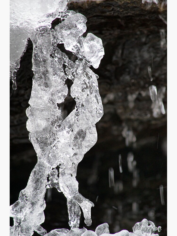 "The Ice Kiss" Sticker for Sale by moregoodart | Redbubble