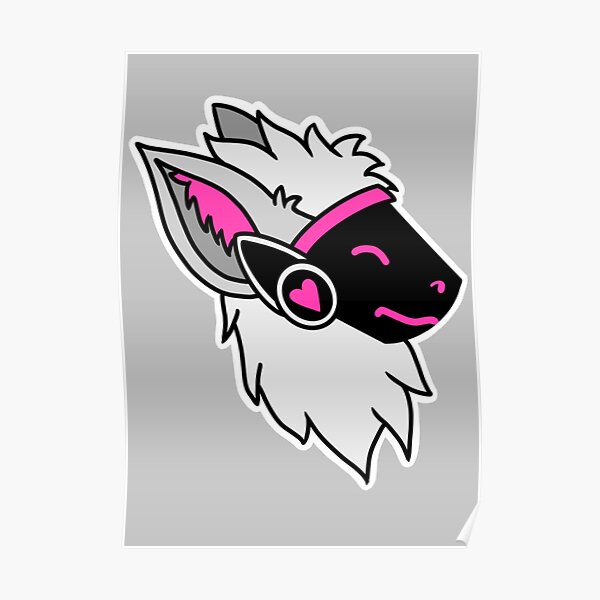"Furry Protogen Art" Poster by planetpaws | Redbubble