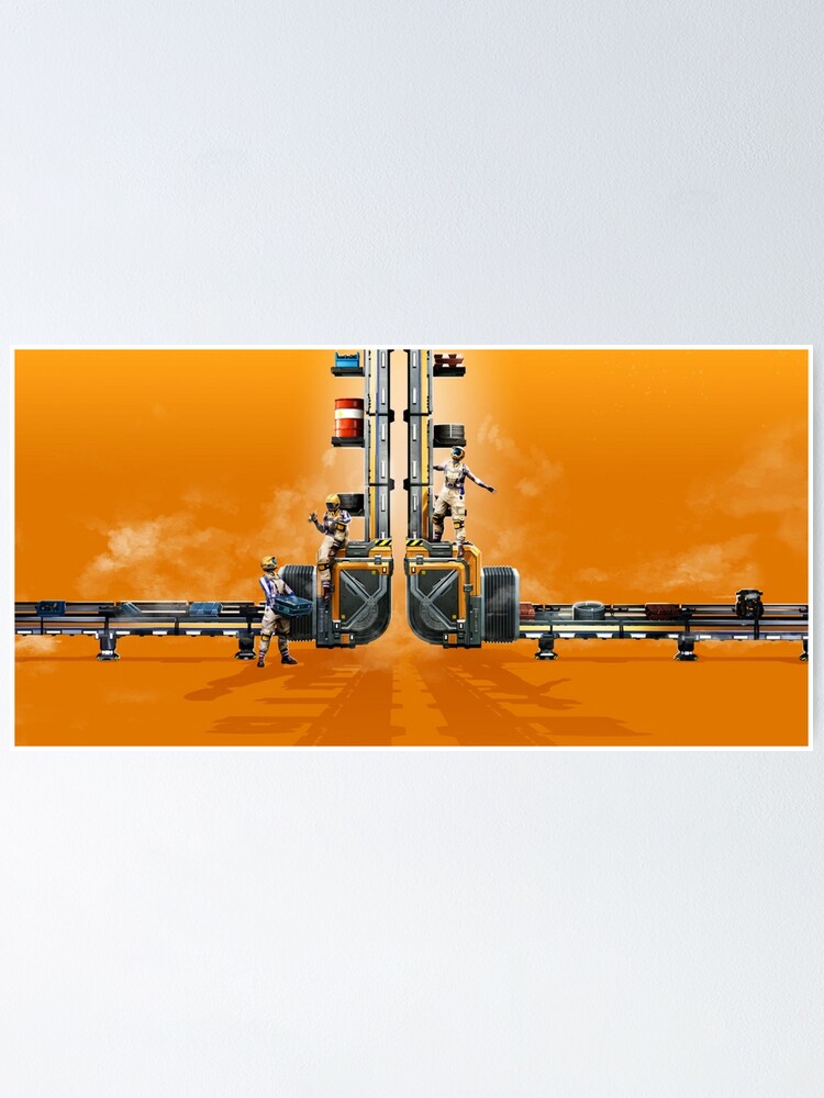 "Satisfactory Game - Building" Poster for Sale by CornerDoorStore ...
