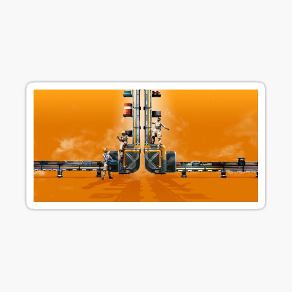 "Satisfactory Game - Building" Sticker for Sale by CornerDoorStore ...