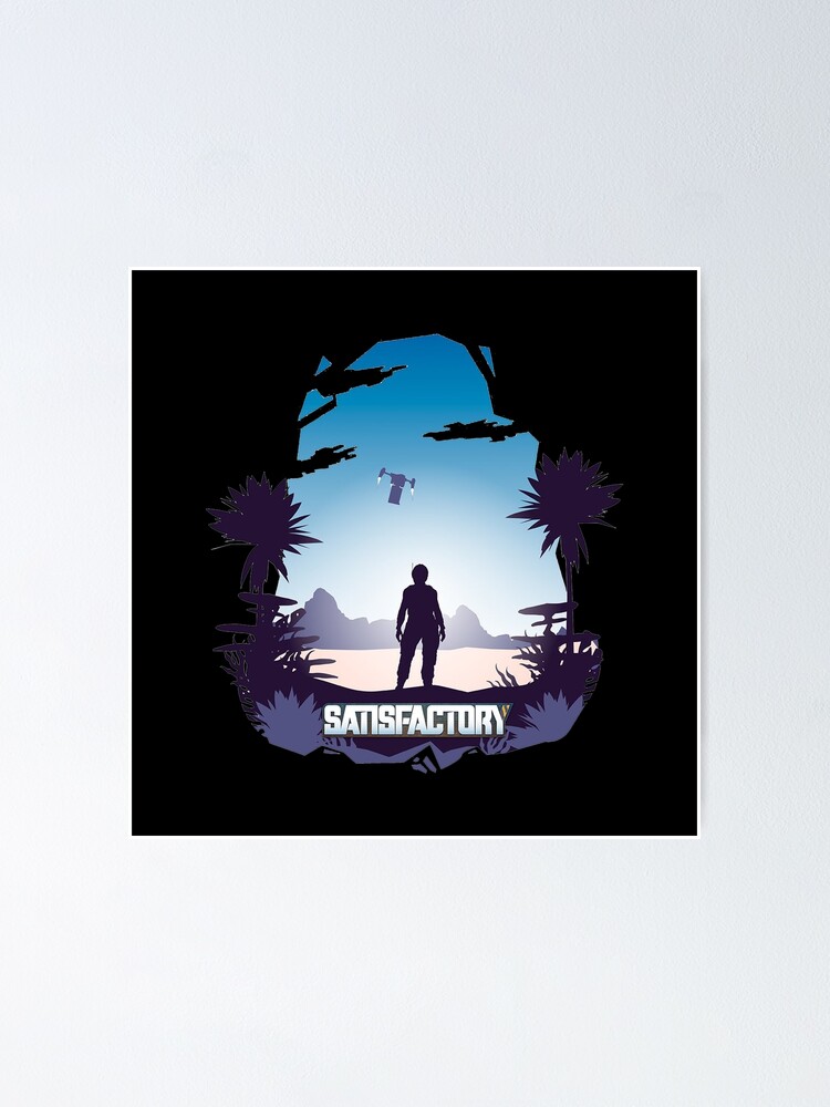 "Satisfactory Game - World" Poster for Sale by CornerDoorStore | Redbubble