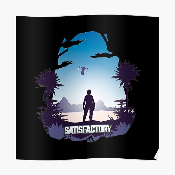 "Satisfactory Game - World" Poster for Sale by CornerDoorStore | Redbubble