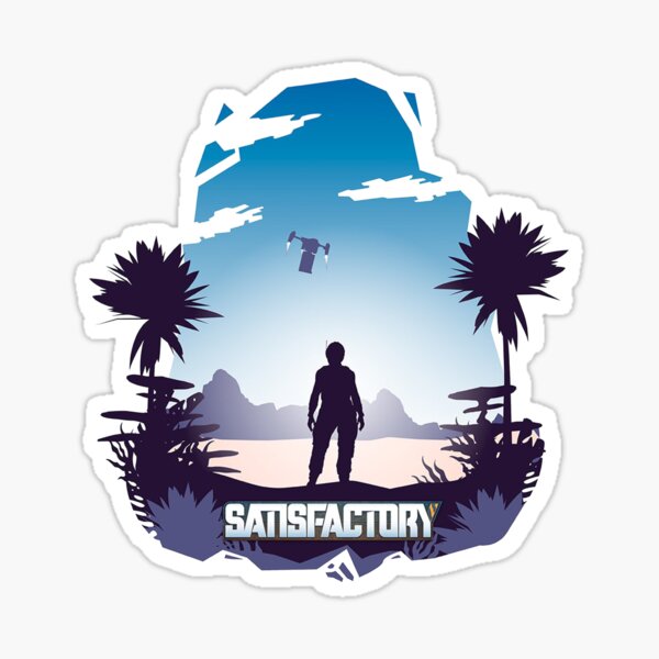 "Satisfactory Game - World" Sticker by CornerDoorStore | Redbubble