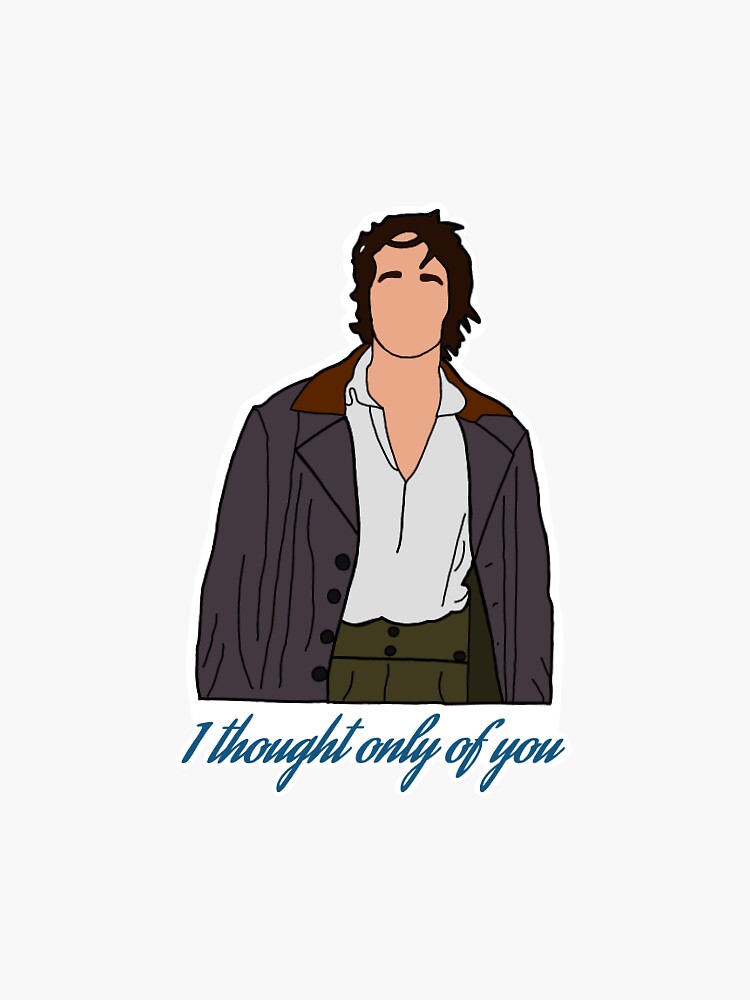 "Mr. Darcy Sticker" Sticker for Sale by Malaak07 | Redbubble