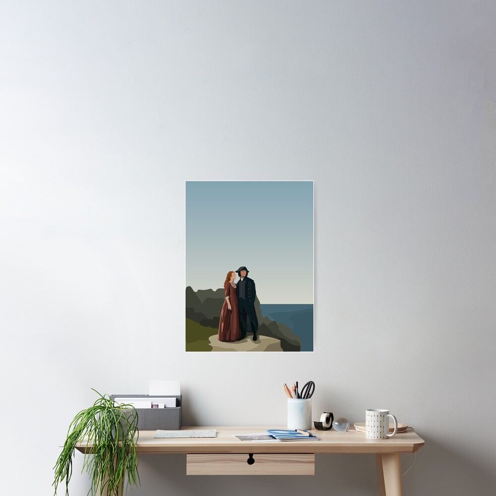 "Poldark - Ross & Demelza" Poster for Sale by eskcreative | Redbubble