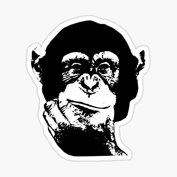 Clever Monkey Sticker By Bkxxl Redbubble clever-monkey-sticker-by-bkxxl-redbubble