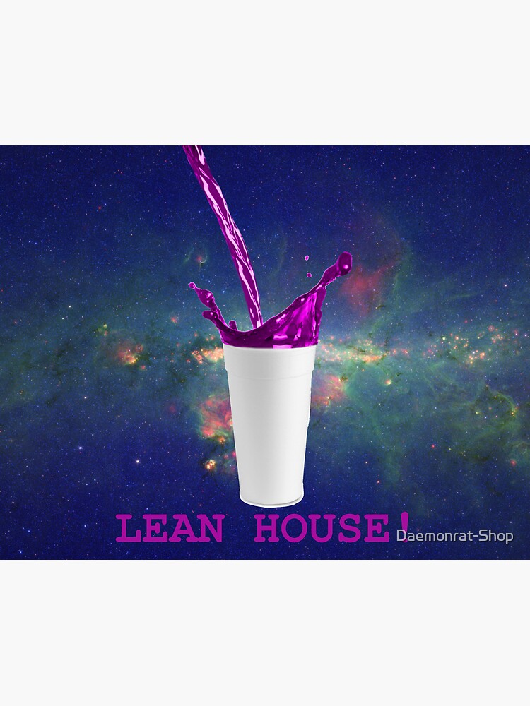 "Lean House! Purple Drank Sizzurp Drink!" Sticker for Sale by Hea13y ...