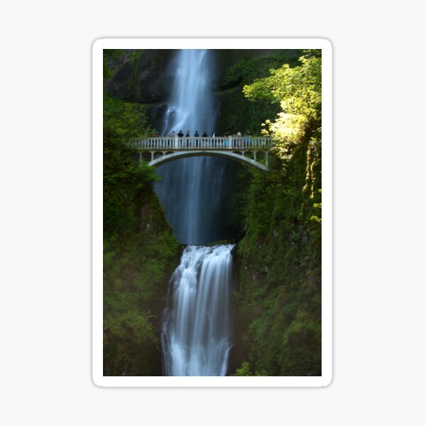 "Multnomah Falls, Oregon" Sticker for Sale by Harv Churchill | Redbubble