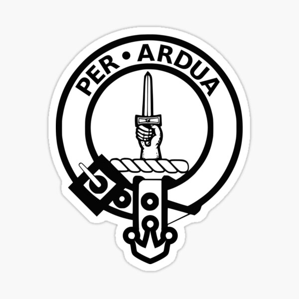 "Crest Badge of Clan MacIntyre" Sticker for Sale by Shav | Redbubble