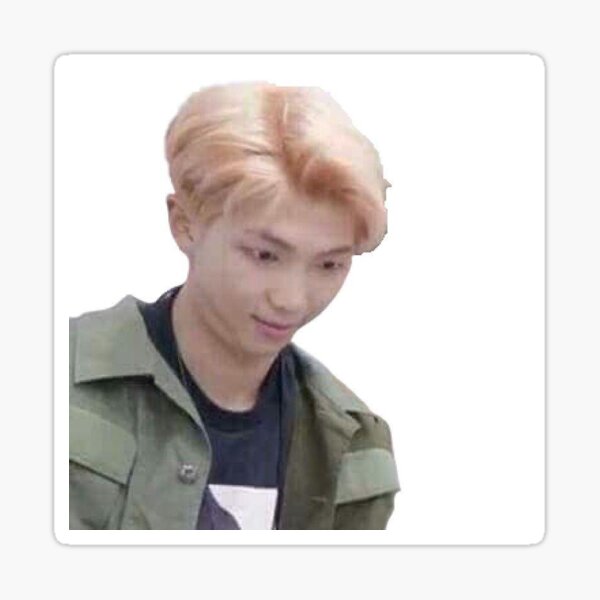 "BTS | RM- NAMJOON MEME" Sticker for Sale by syoocs- | Redbubble