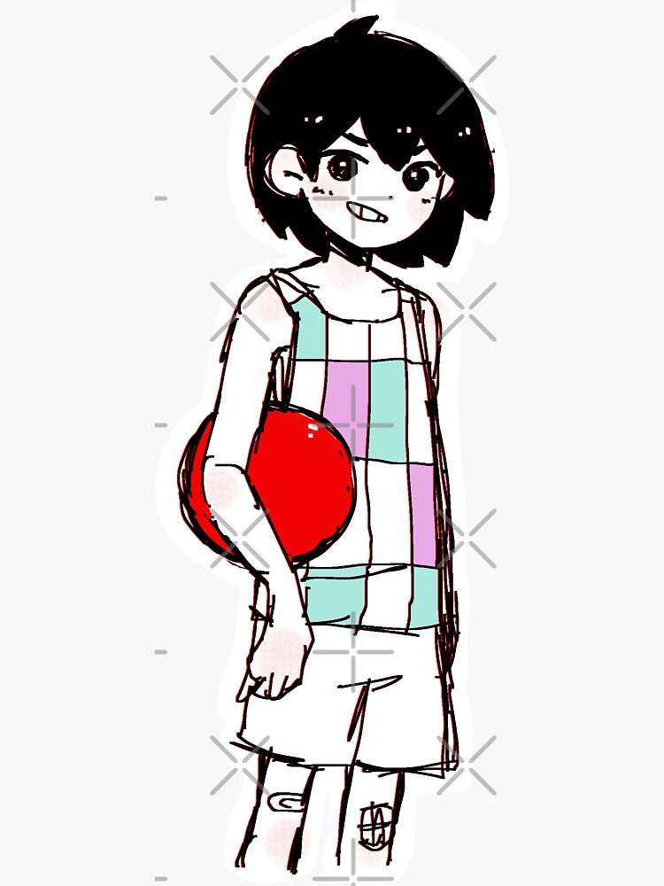 "OMORI Kel" Sticker for Sale by kaejun | Redbubble