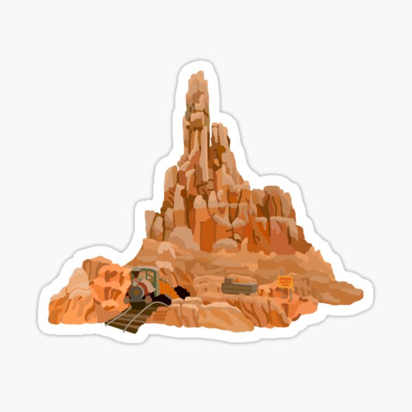 "Thunder Mountain" Sticker for Sale by designsbynat3 | Redbubble