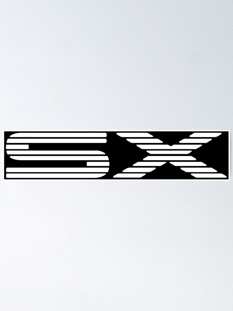 "SX Logo. 180sx 200sx 240sx Schassis" Poster for Sale by RACING FACTORY ...