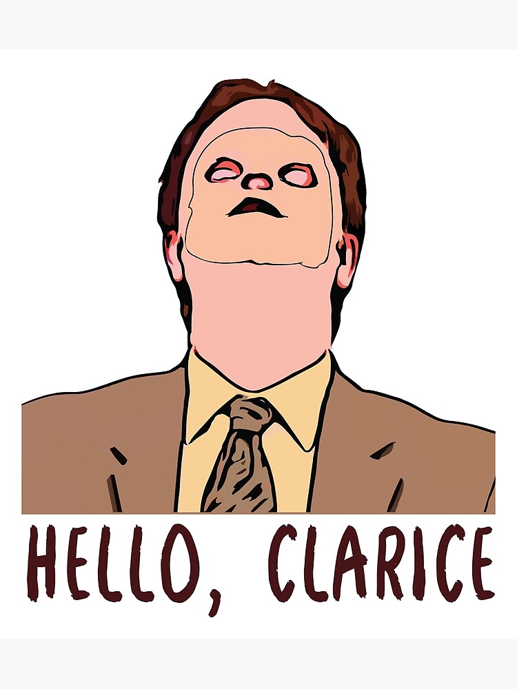 "Hello Clarice - The Office CPR Training" Poster for Sale by haris0250 ...