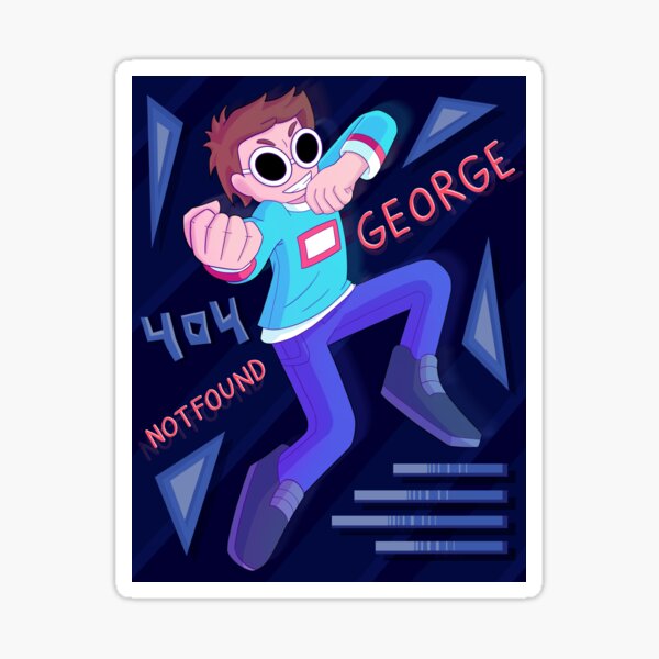 "Ready For Action! #2 - GeorgeNotFound" Sticker for Sale by AnizyArt ...