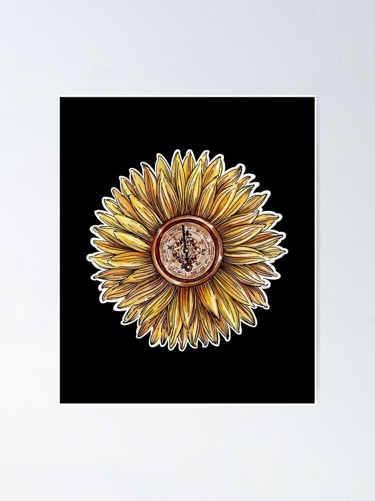 "Sunflowers Compass Clipart Women Flower Graphic Inspirational Tees ...