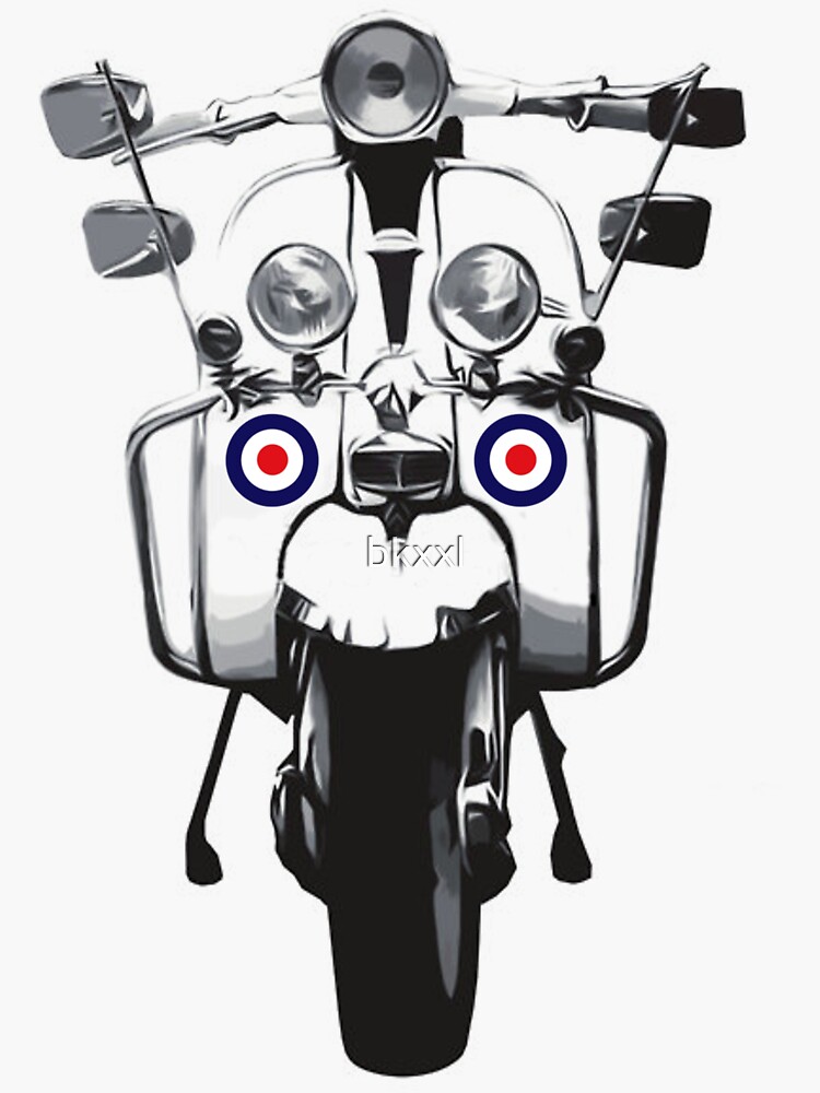 "Mod Scooter" Sticker for Sale by bkxxl | Redbubble