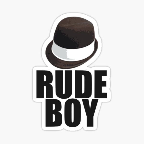 "Rude Boy" Sticker for Sale by bkxxl | Redbubble