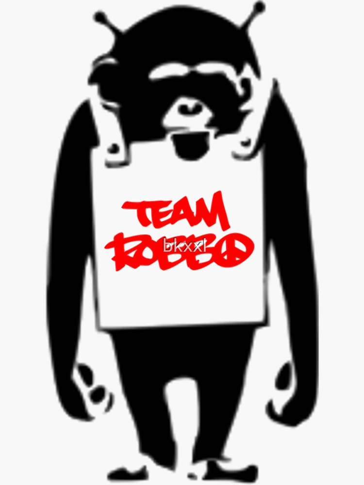 "Team Robbo" Sticker for Sale by bkxxl | Redbubble