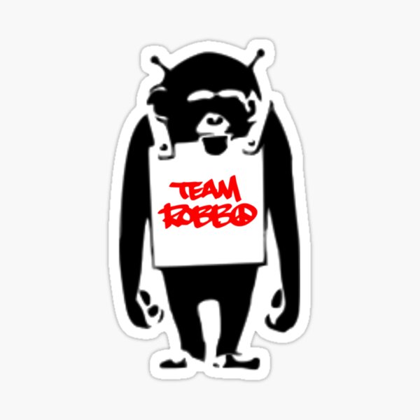 "Team Robbo" Sticker for Sale by bkxxl | Redbubble