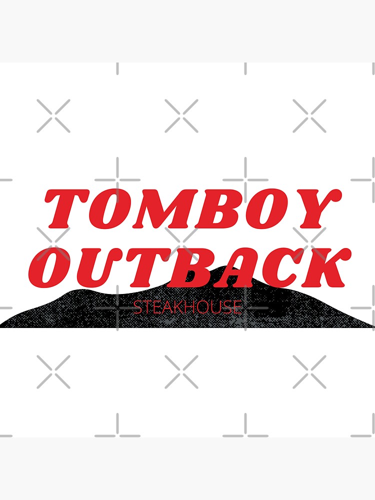 "Tomboy Outback" Sticker for Sale by WorldPrintTees | Redbubble