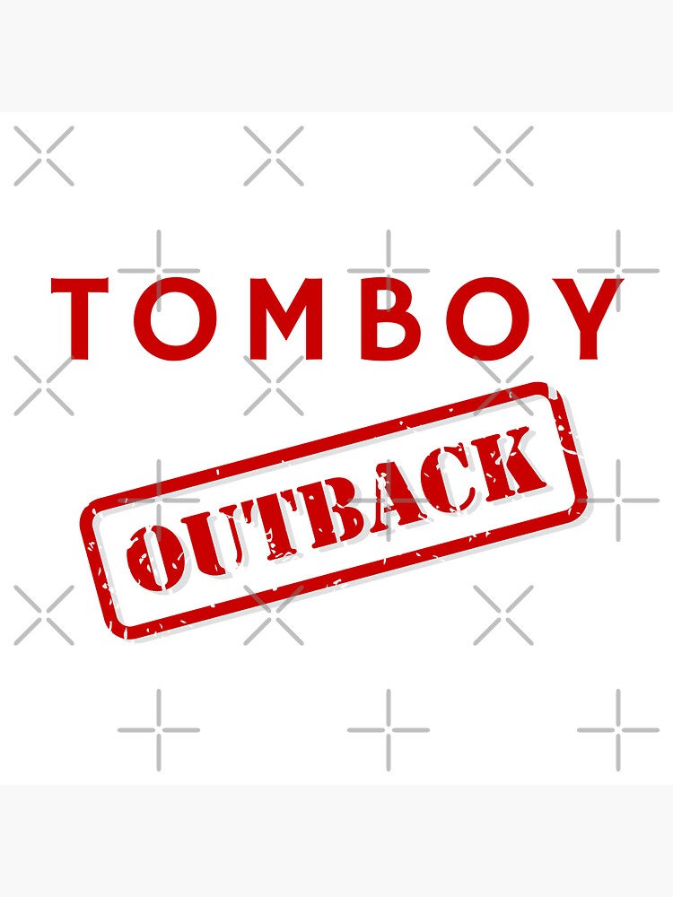 " Tomboy Outback" Sticker by WorldPrintTees | Redbubble