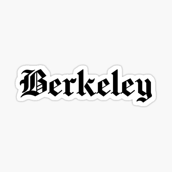 "Berkeley" Sticker by designsheaven | Redbubble