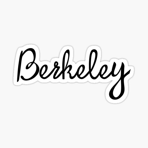 "Berkeley" Sticker by designsheaven | Redbubble