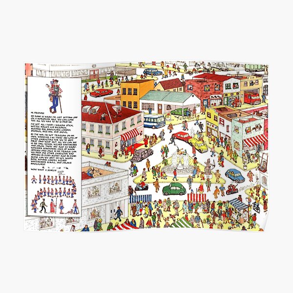 Wheres Wally Posters | Redbubble