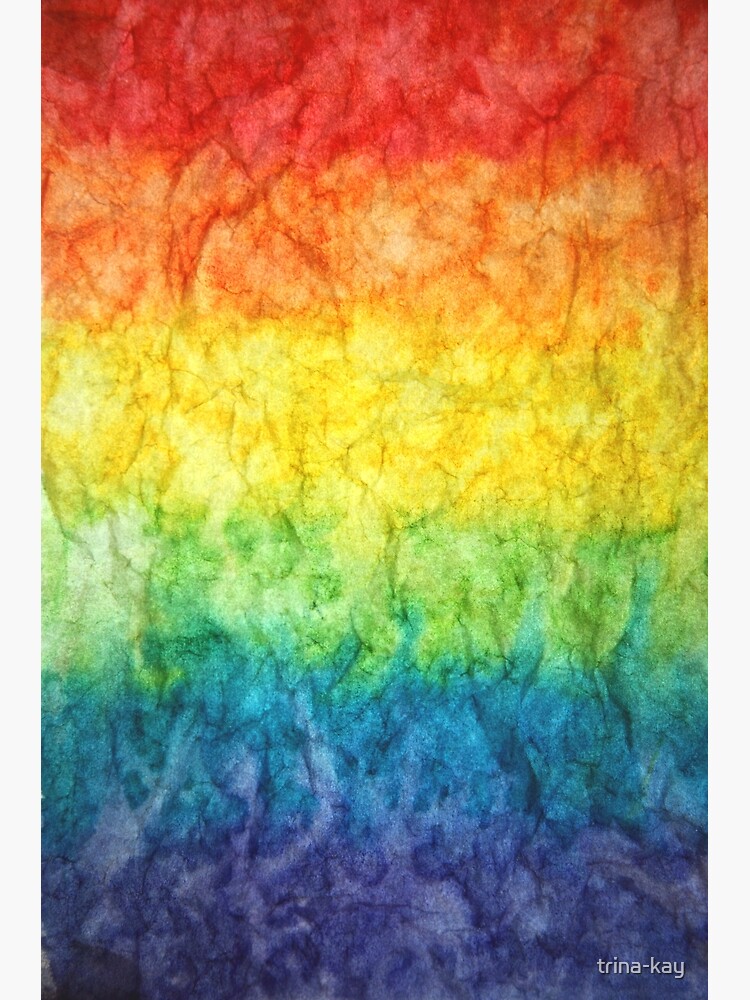 "Rainbow Watercolor Painting" Poster by trina-kay | Redbubble