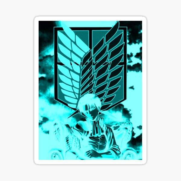 "Levi ackerman " Sticker for Sale by Creations7 | Redbubble