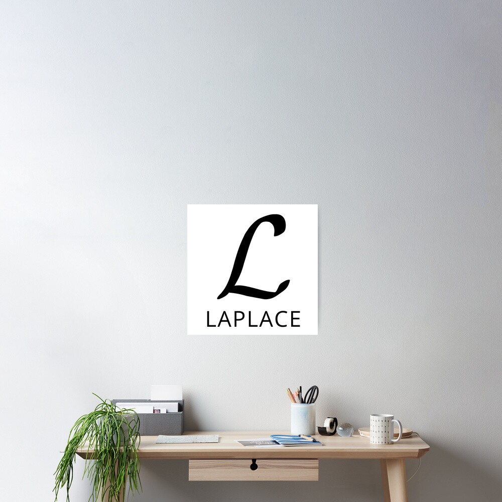 "Laplace Symbol and Text" Poster for Sale by mathematicart | Redbubble