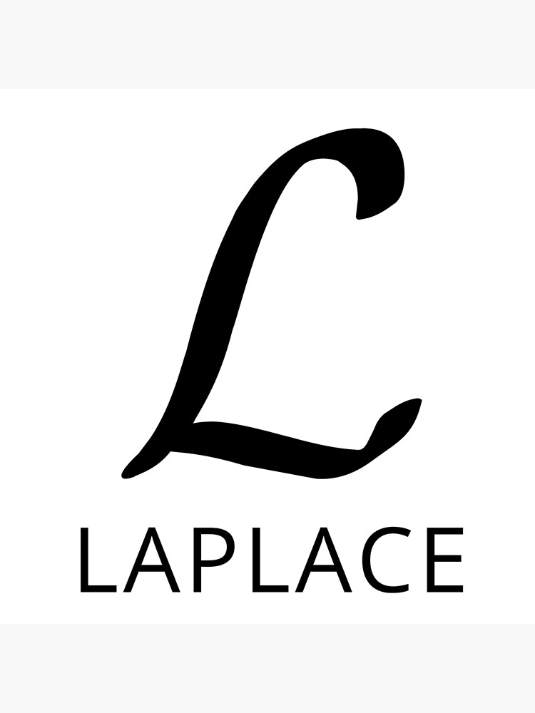 "Laplace Symbol and Text" Poster for Sale by mathematicart | Redbubble