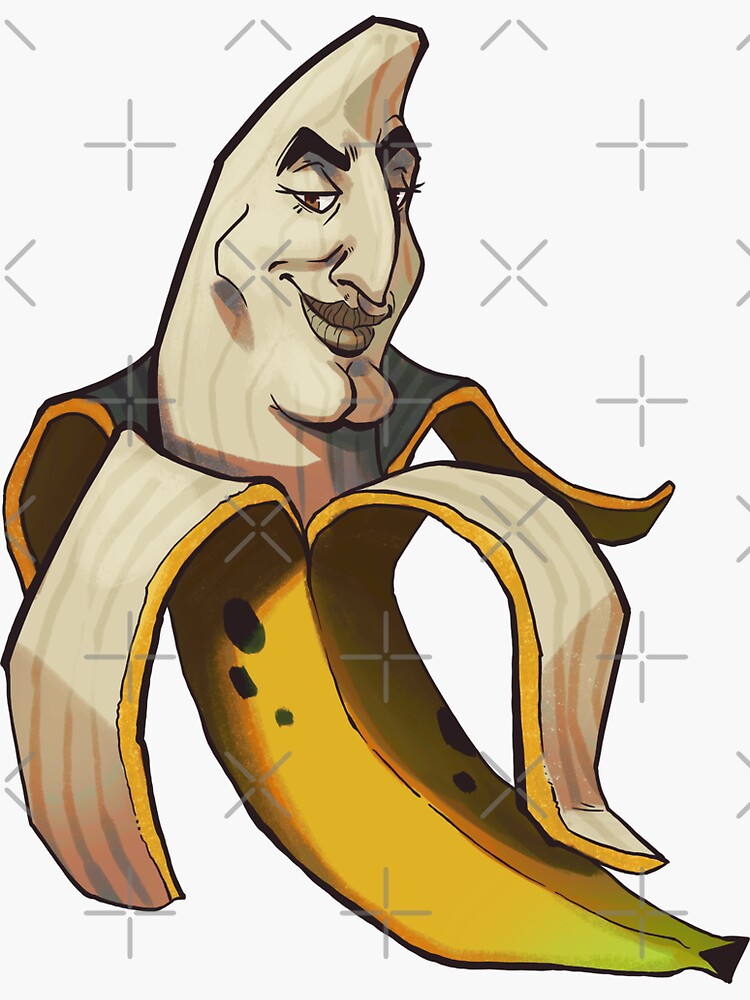 "Manana Banana" Sticker for Sale by TuxedoDemon | Redbubble