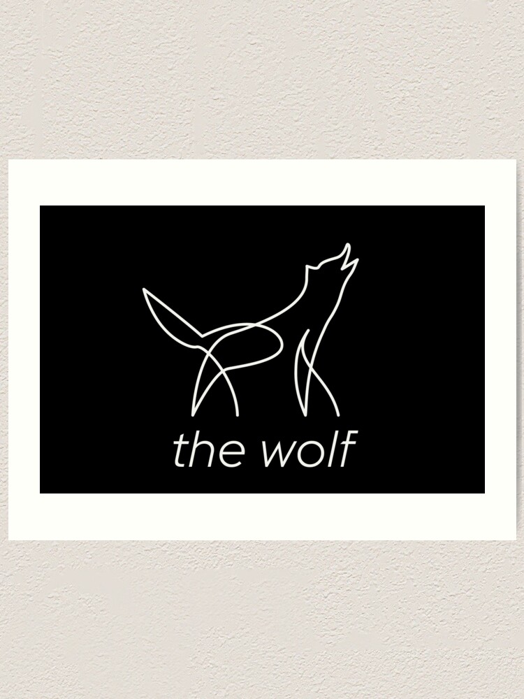 "The wolf, one line drawing" Art Print for Sale by Elis-Art | Redbubble