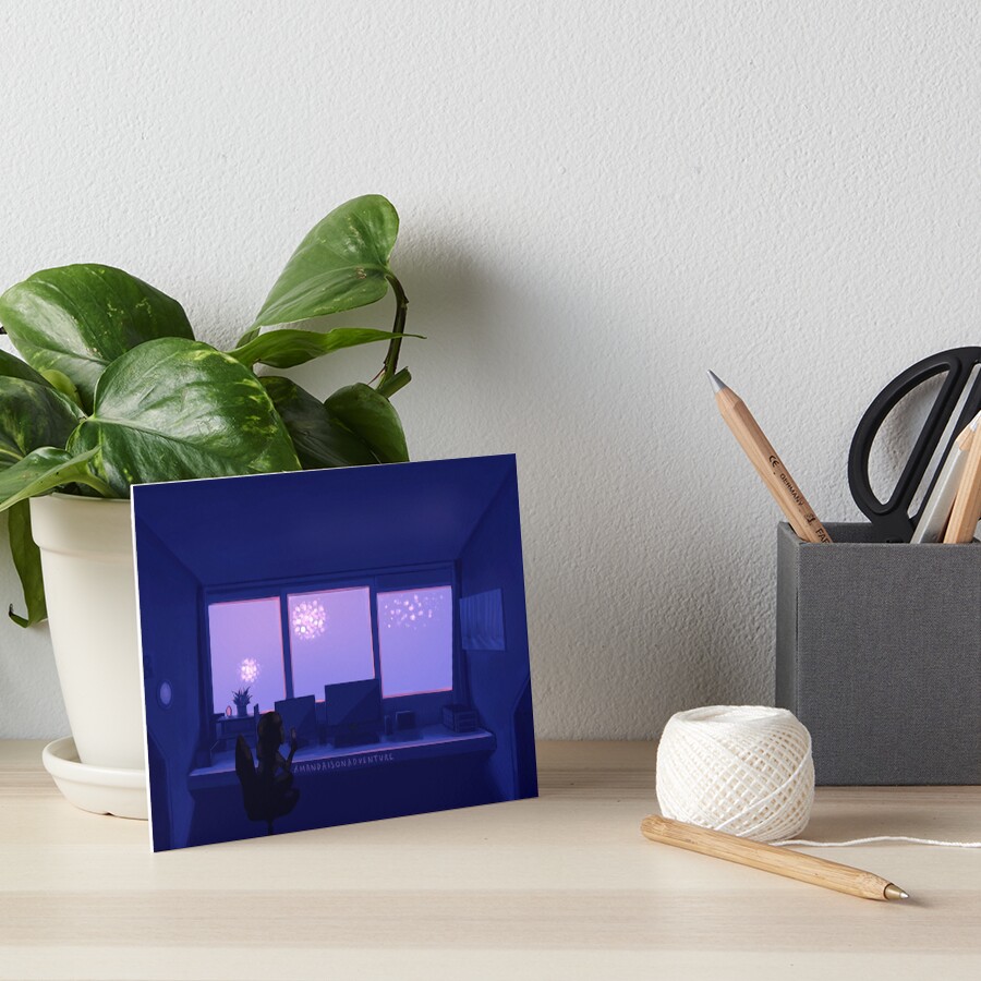 "Fireworks Window" Art Board Print by AmisonAdventure | Redbubble