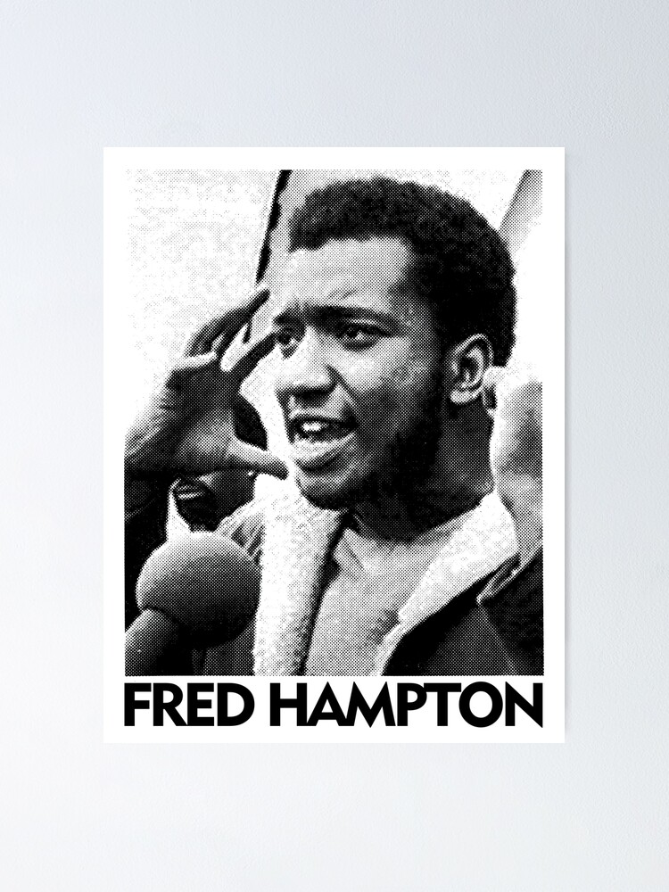 "Fred Hampton" Poster by yukarivana | Redbubble
