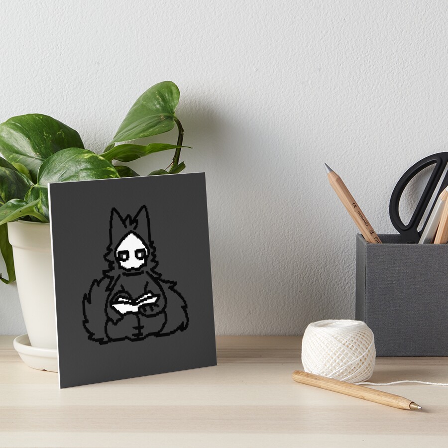 "Changed - Puro Reading Sprite" Art Board Print by KonkeyZhong | Redbubble