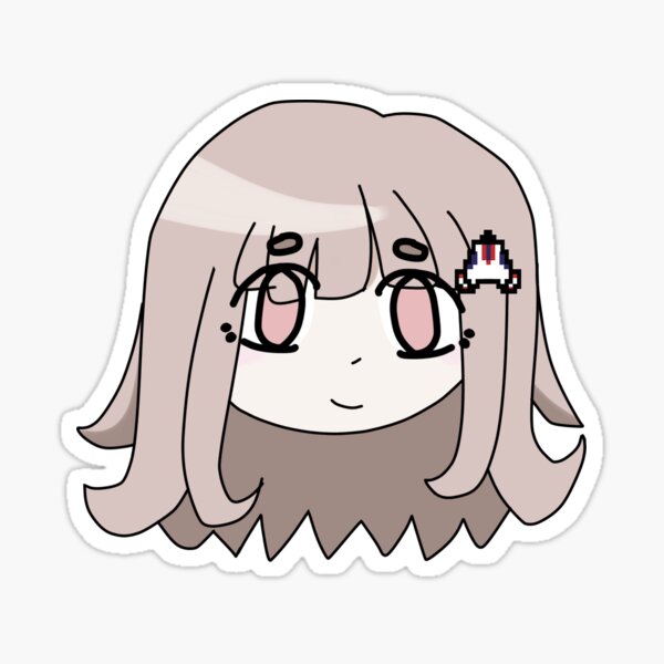 "Chiaki Nanami Danganronpa" Sticker by Apple-Cat | Redbubble