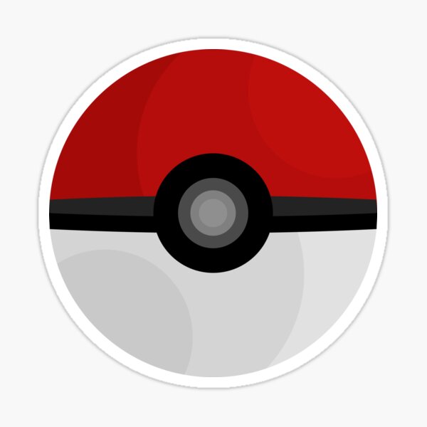 Sticker: Pokeball | Redbubble