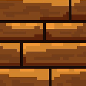 "Wood Pixel" Art Print for Sale by helkpixel | Redbubble